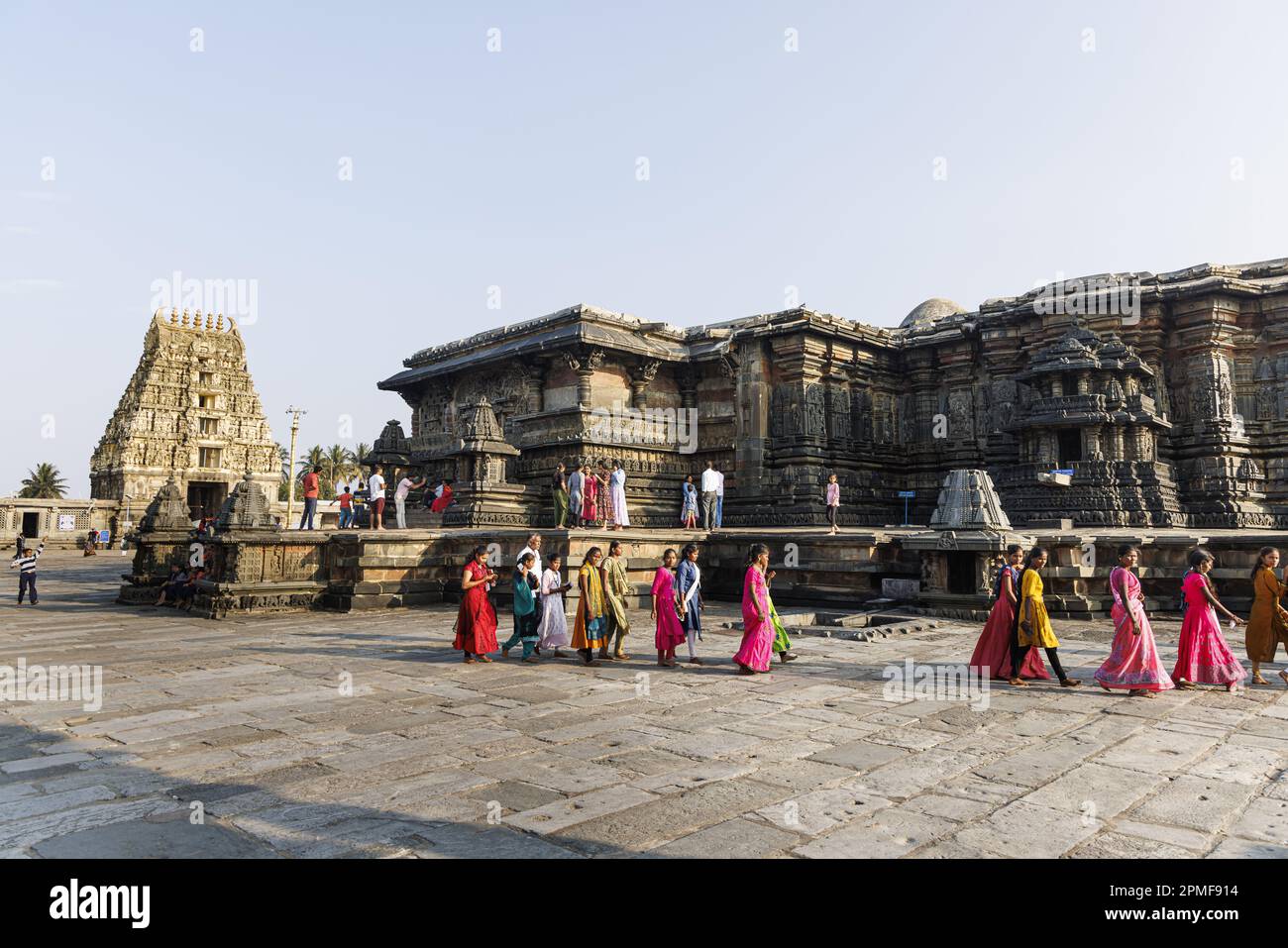 India, Karnataka, Belur, Chennakeshava temple Stock Photo - Alamy