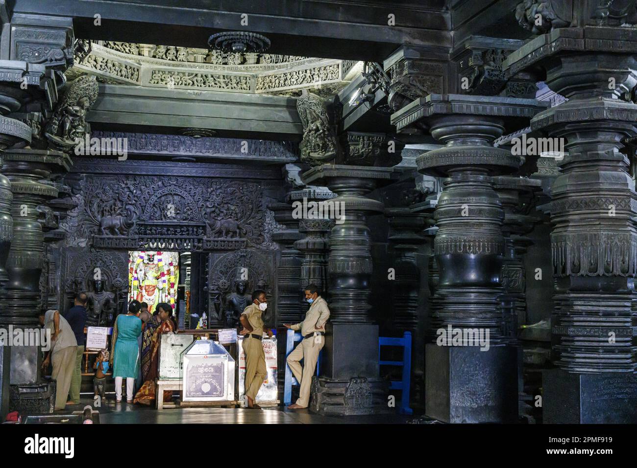 India, Karnataka, Belur, Chennakeshava temple Stock Photo - Alamy