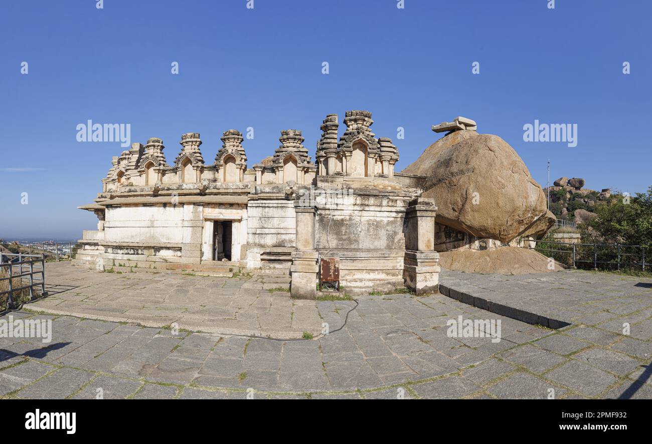 India, Karnataka, Chitradurga, Chitradurga fort, Hidimbeshwara temple ...