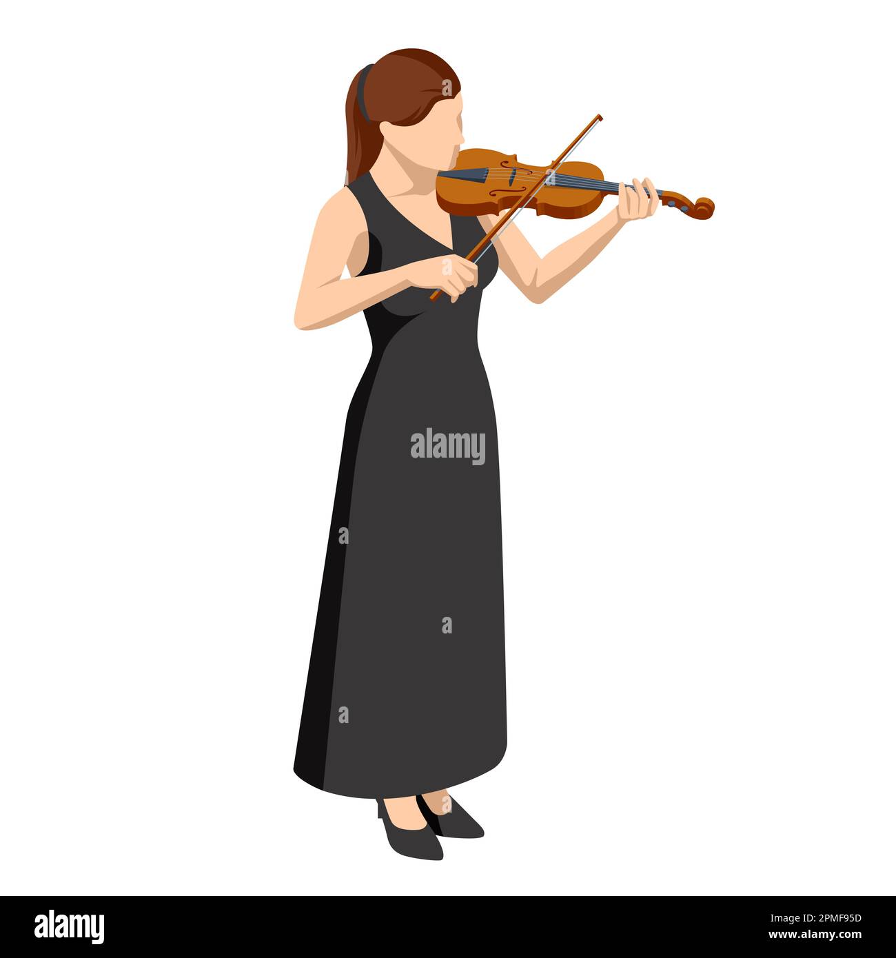 Violin close up instrument detail Stock Vector Images - Alamy