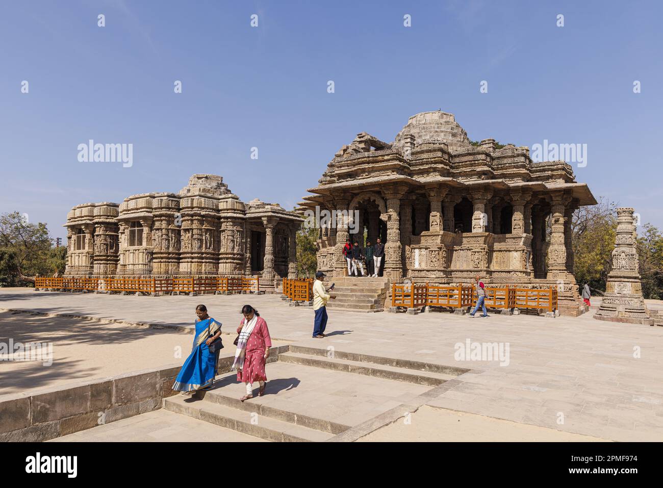 India, Gujarat, Modhera, Surya temple or Sun temple Stock Photo - Alamy