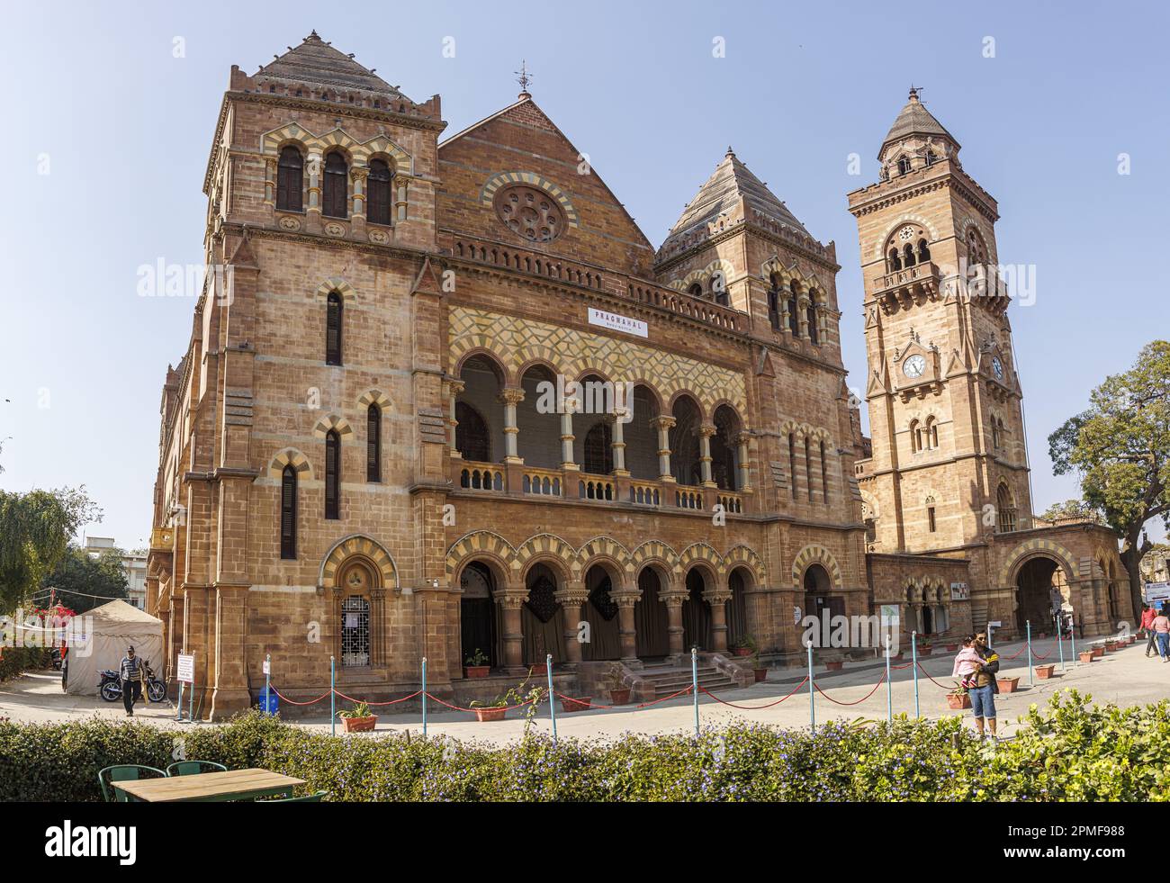 India, Gujarat, Bhuj, Prag Mahal palace Stock Photo - Alamy