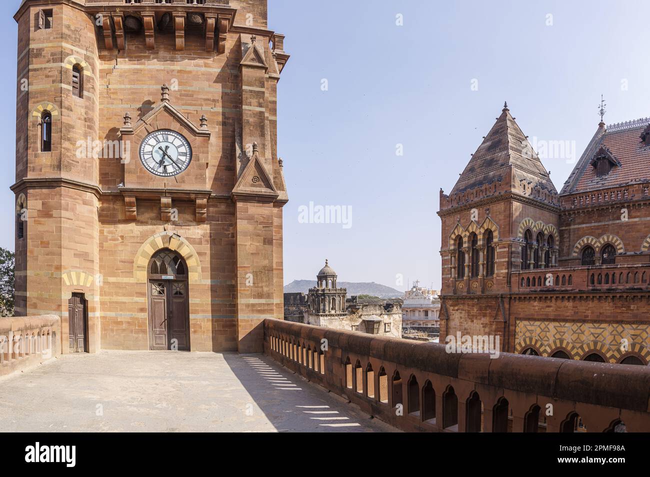 India, Gujarat, Bhuj, Prag Mahal palace Stock Photo - Alamy