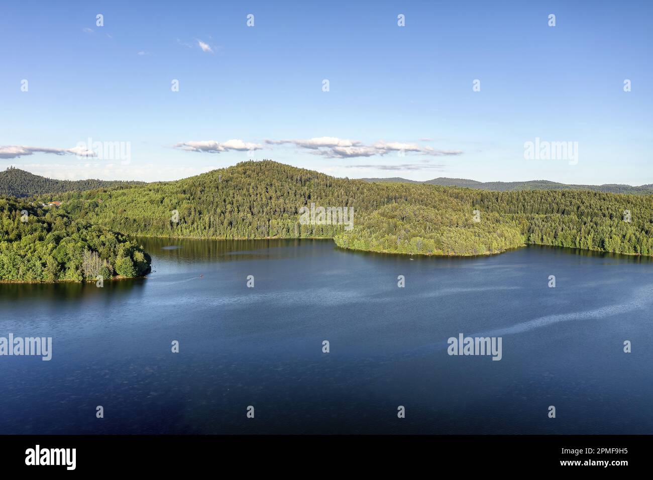 France, Meurthe et Moselle, Pierre Percée, Pierre Percée lake near ...