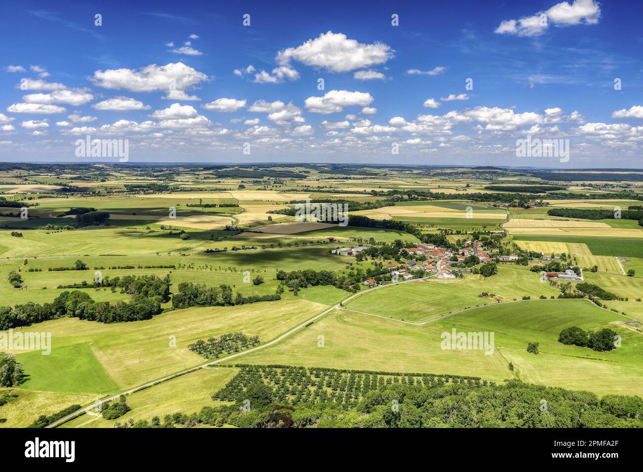 France, Meurthe et Moselle, Pays du Saintois, the Lorraine countryside ...