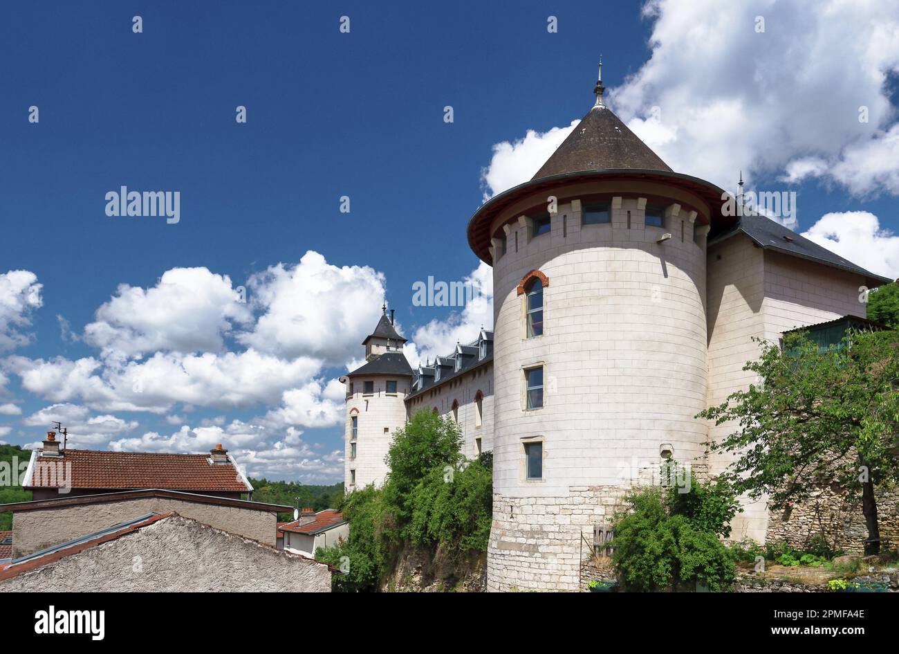 France, Meurthe et Moselle, Liverdun, old Liverdun and the Corbin ...