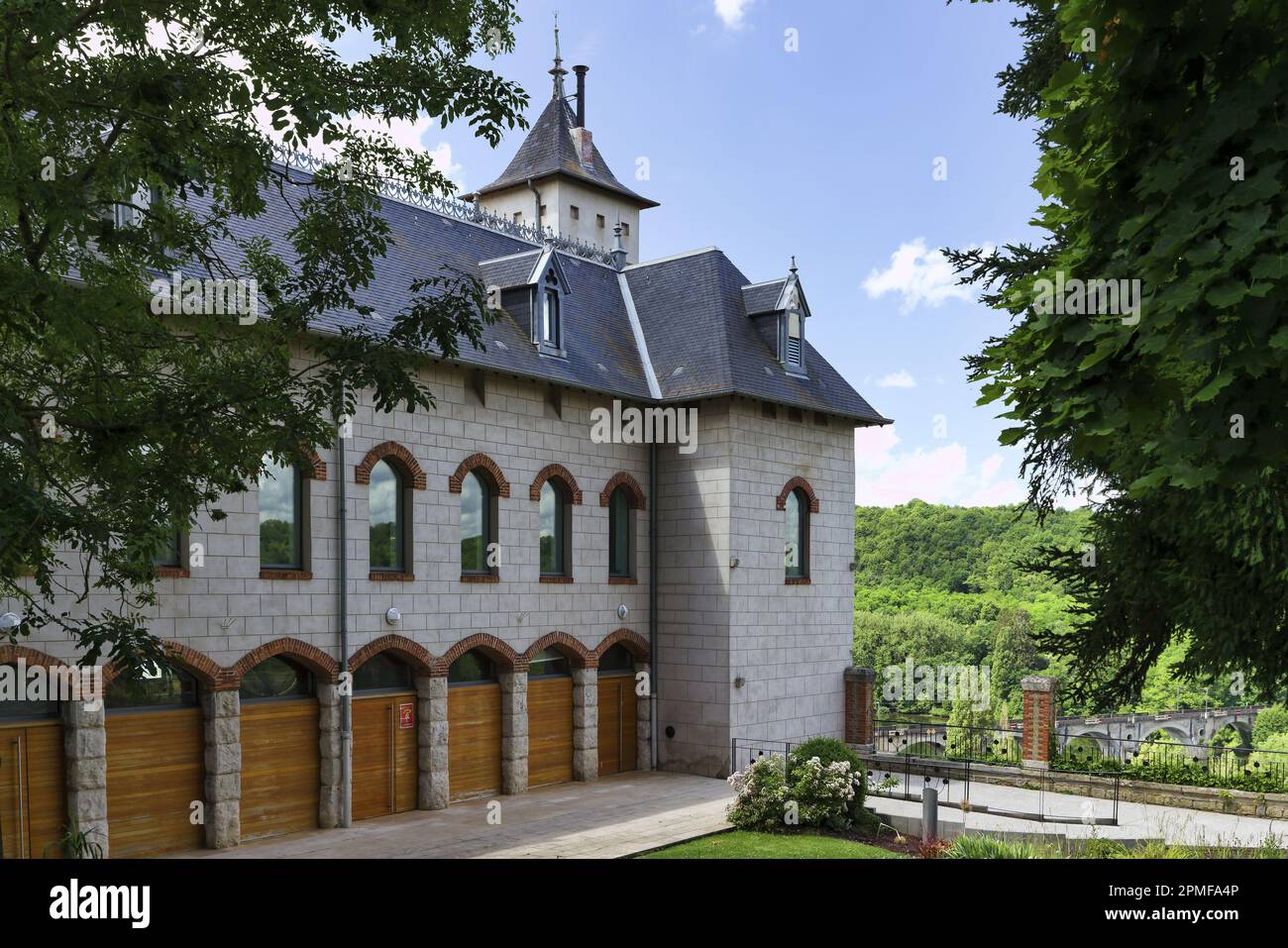 France, Meurthe et Moselle, Liverdun, old Liverdun and the Corbin ...