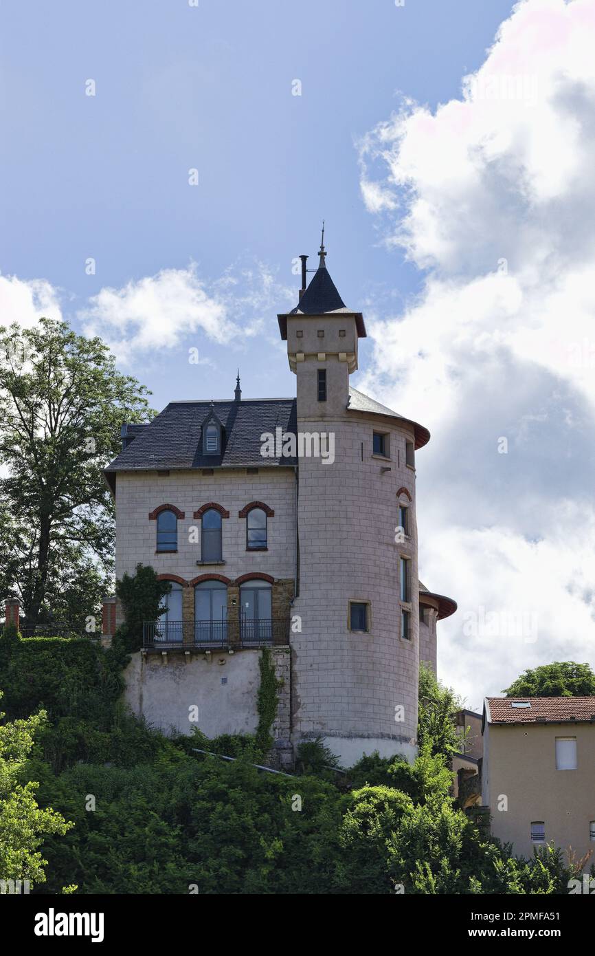France, Meurthe et Moselle, Liverdun, old Liverdun and the Corbin ...