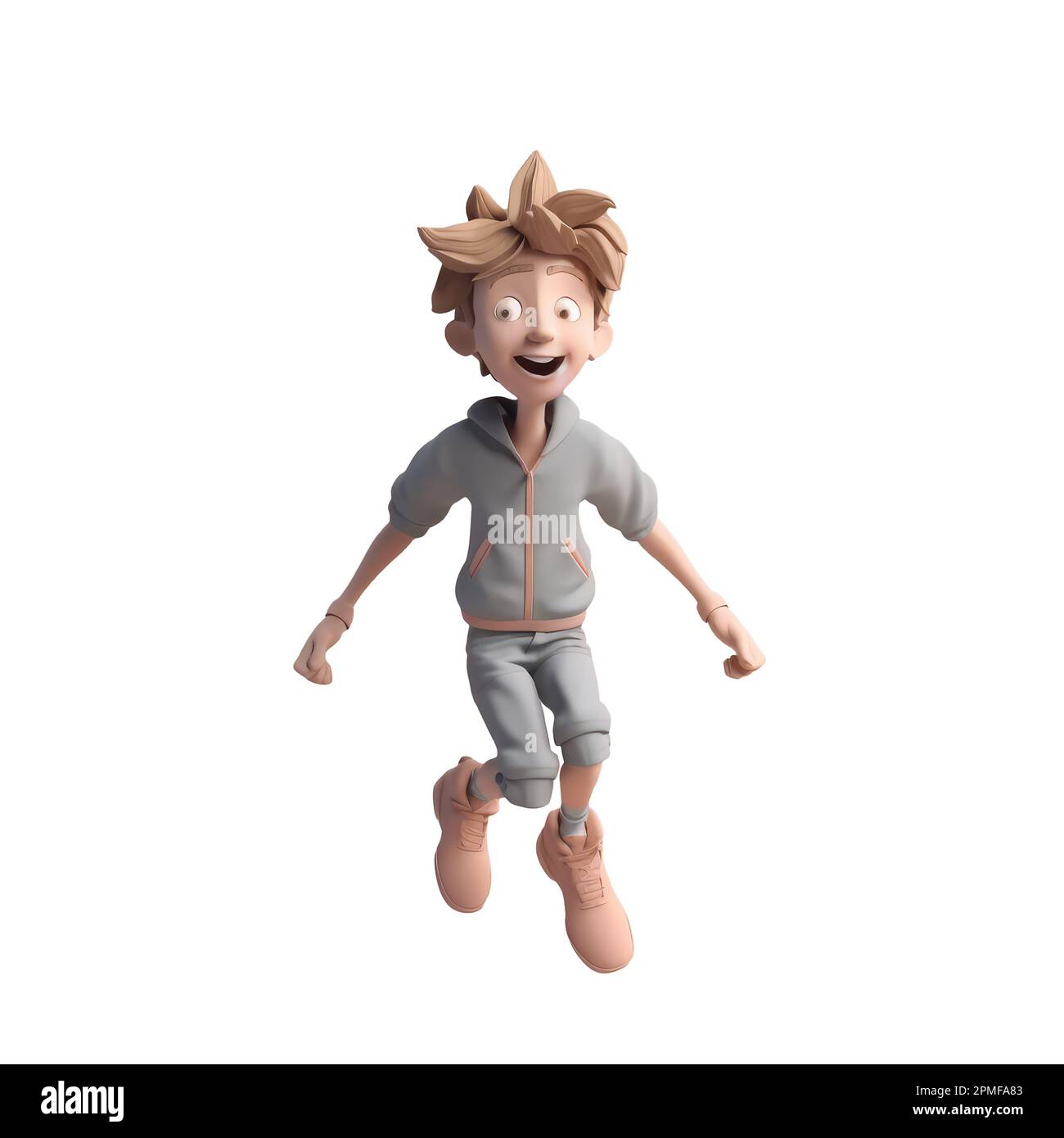 Cartoon figure boy Cut Out Stock Images & Pictures - Alamy
