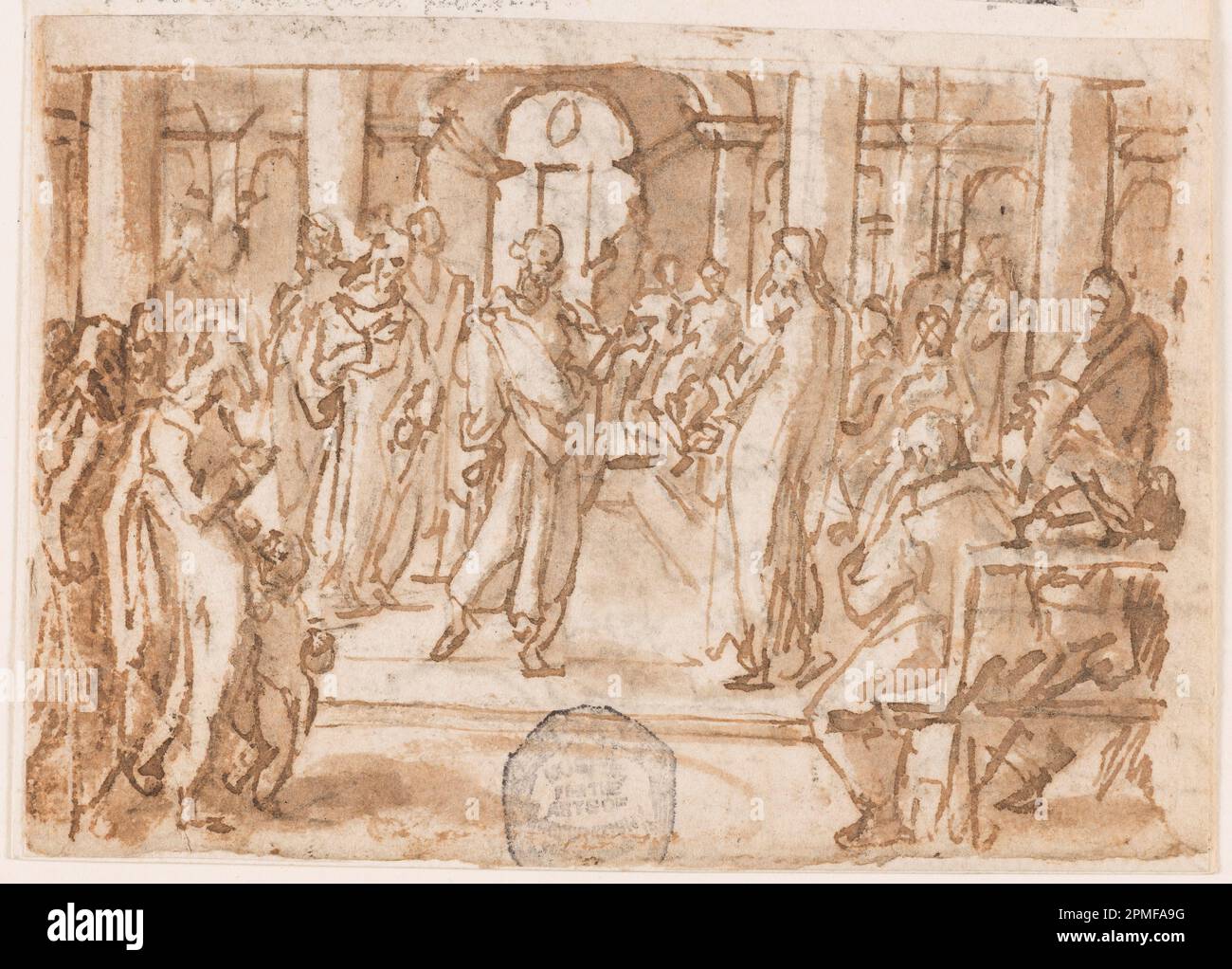 Drawing, The Spirit of Science; Jan van der Straet, called Stradanus ...