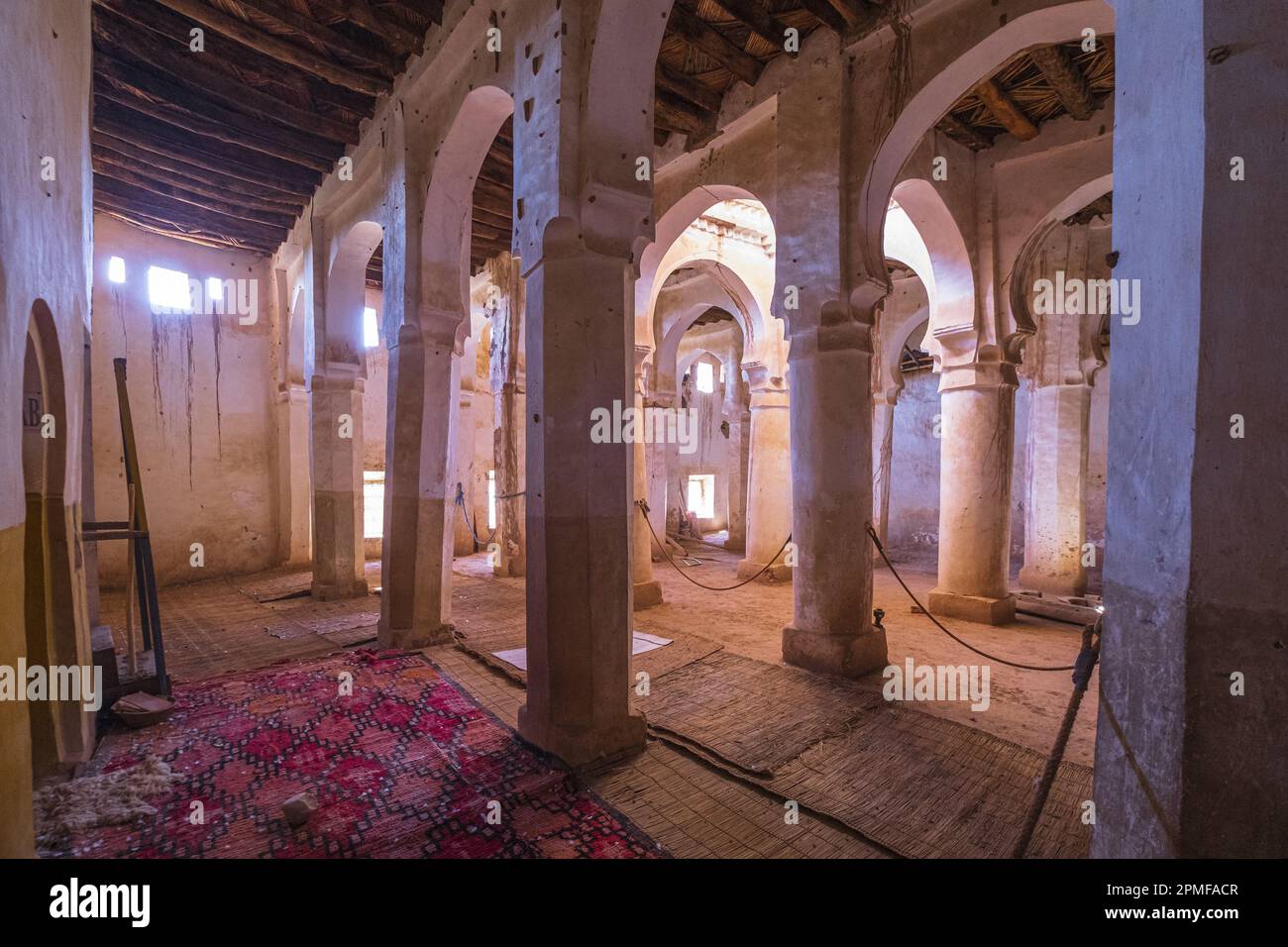 Morocco, Todra (Todgha) Valley, Tineghir, ksar Afanour, former mosque ...