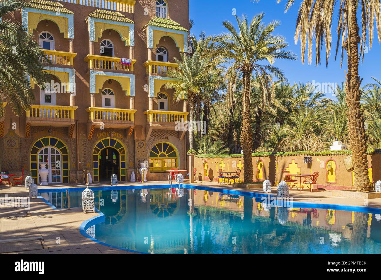 Morocco, Zagora, hotel Kasbah Asmaa Zagora Stock Photo - Alamy