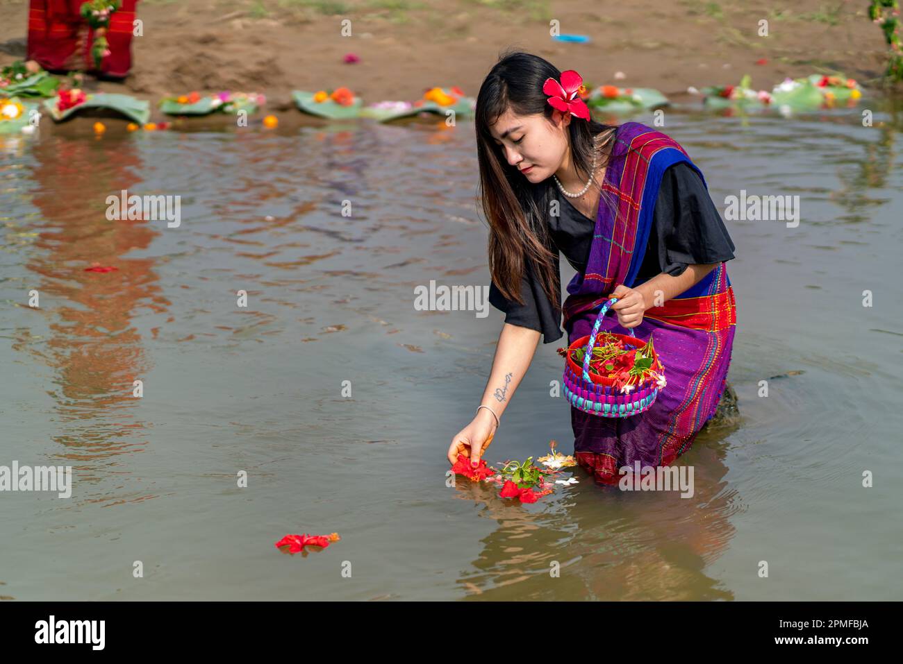 Ful Biju festival in Chittagong Hill Tracts, Bangladesh Stock Photo - Alamy