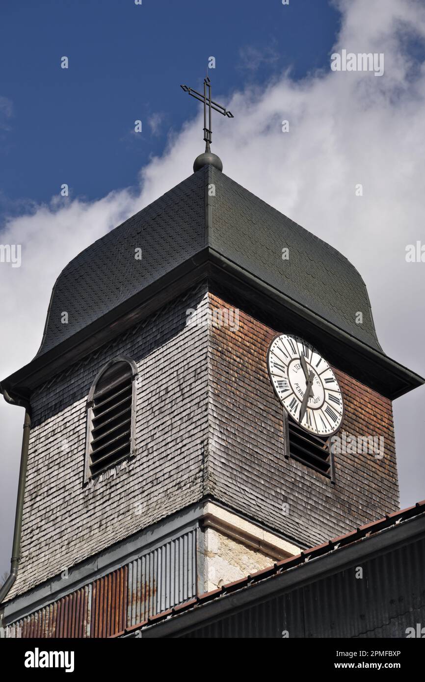 France, Ain, Mijoux, Saint Christophe and Saint Jacques church dated ...