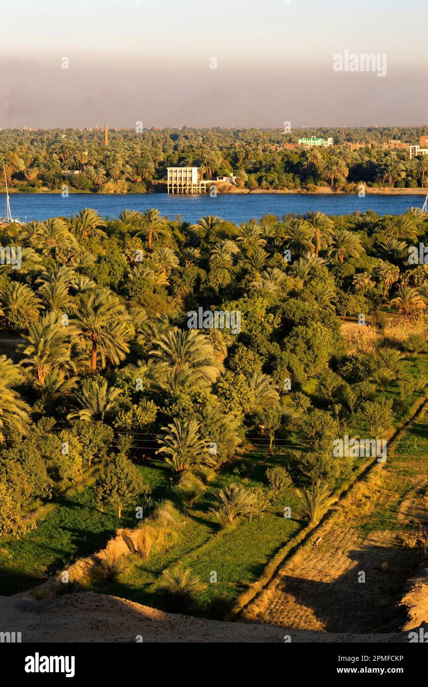 Egypt, Upper Egypt, Nile Valley, Nile river banks Stock Photo - Alamy