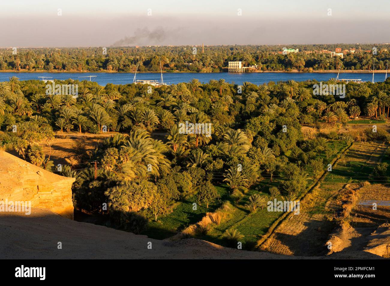 Egypt, Upper Egypt, Nile Valley, Nile river banks Stock Photo - Alamy