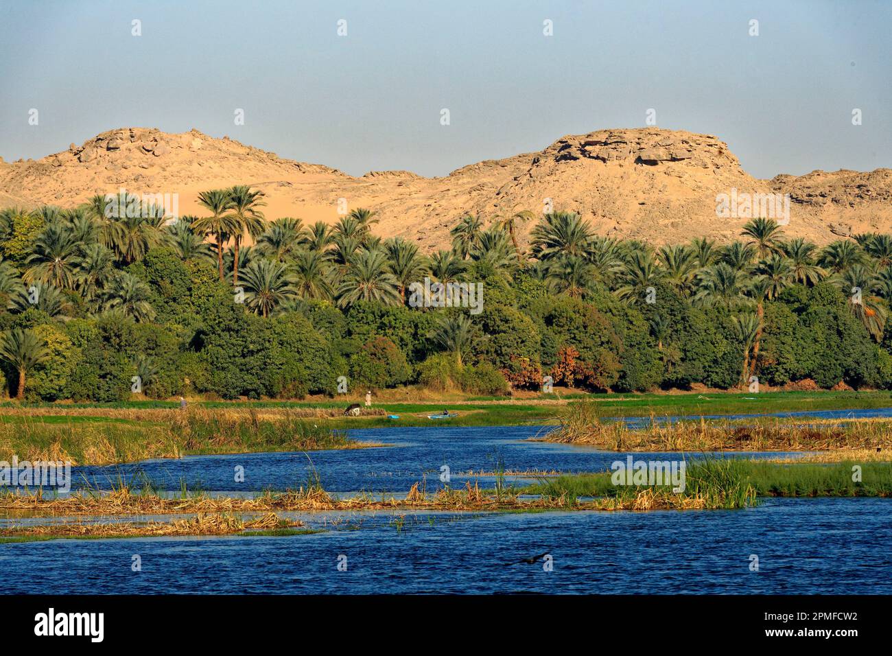 Egypt, Upper Egypt, Nile Valley, Nile river banks Stock Photo - Alamy