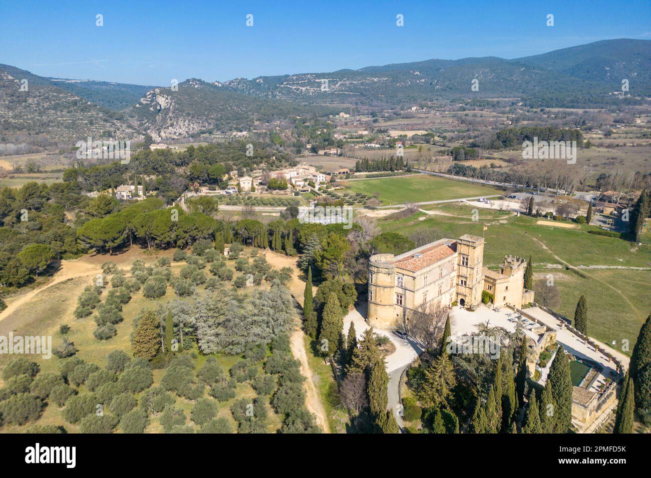 France, Vaucluse, Lourmarin, labeled One of the Most Beautiful Villages ...