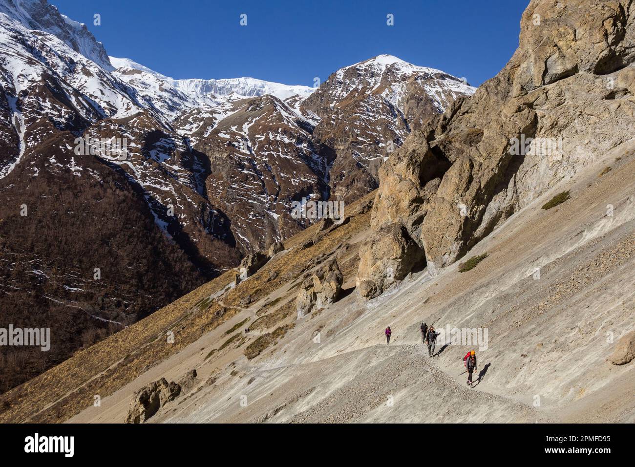 Nepal, Annapurna Conservation Area Project, Annapurna circuit, Upper ...