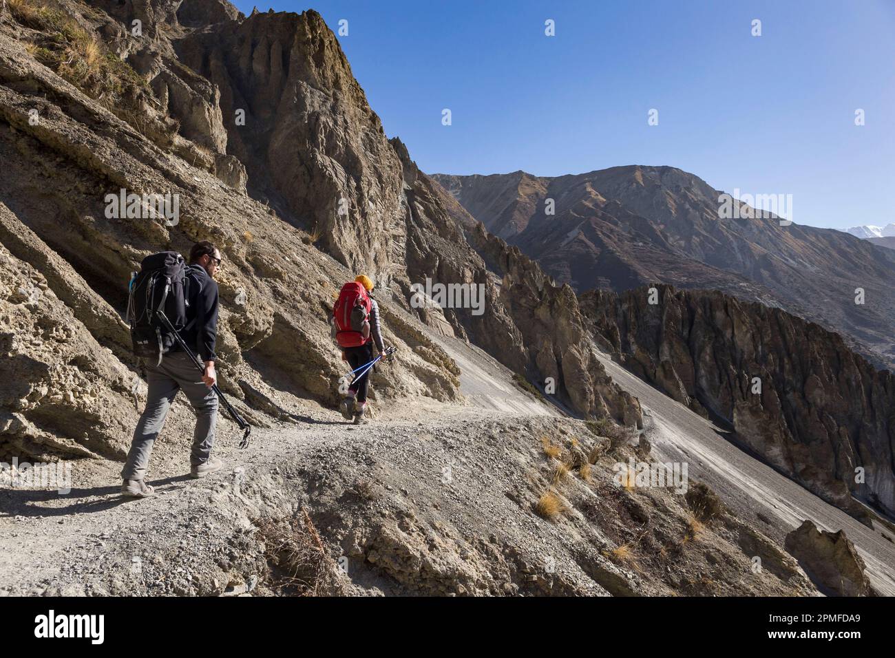 Nepal, Annapurna Conservation Area Project, Annapurna circuit, Upper ...