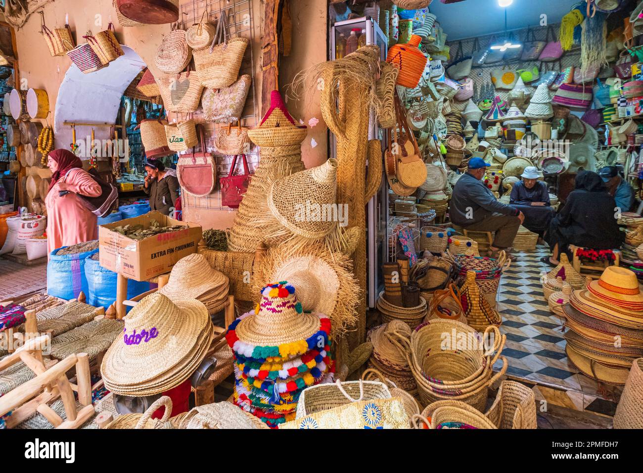 Morocco, Taroudant, souk in the medina Stock Photo - Alamy
