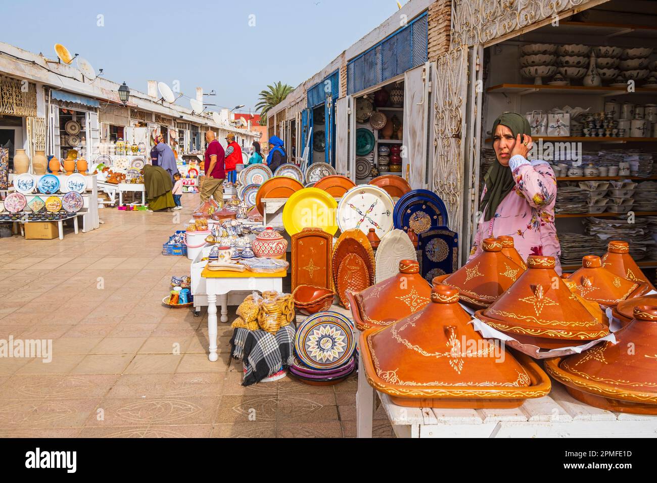 Morocco, Safi, pottery souk Stock Photo - Alamy