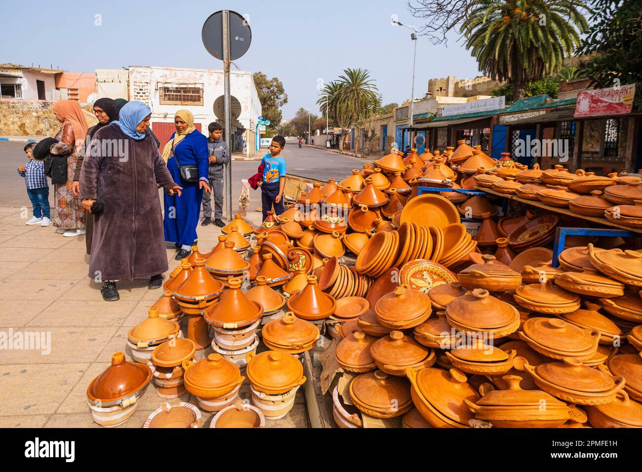 Morocco, Safi, pottery souk Stock Photo - Alamy