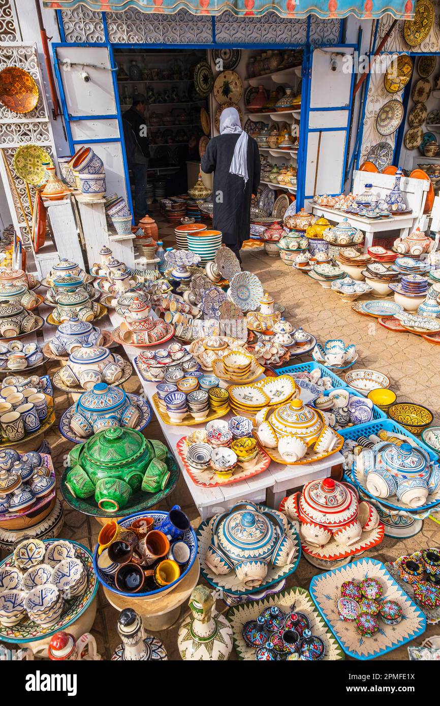 Morocco, Safi, pottery souk Stock Photo - Alamy
