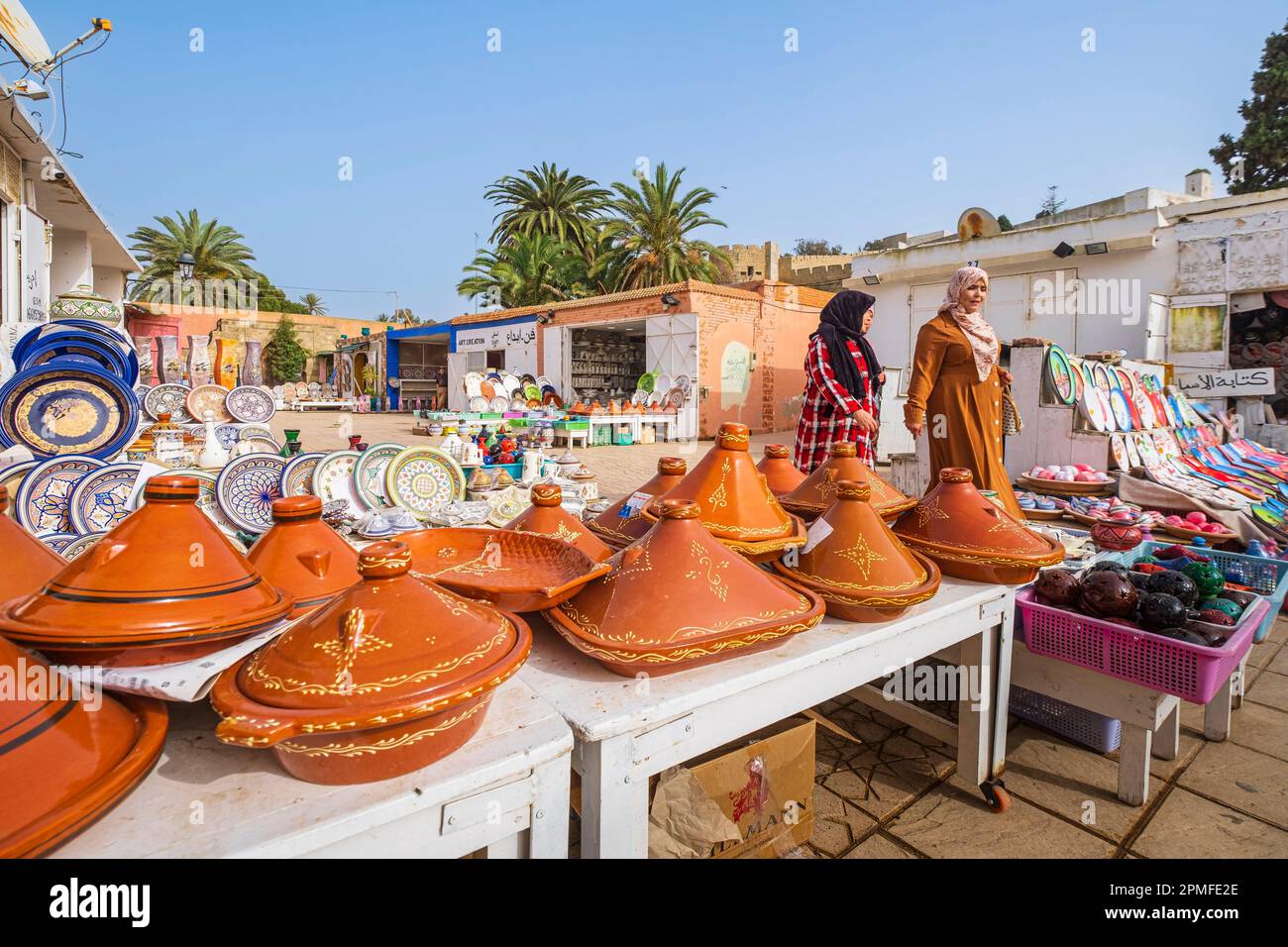 Morocco, Safi, pottery souk Stock Photo - Alamy