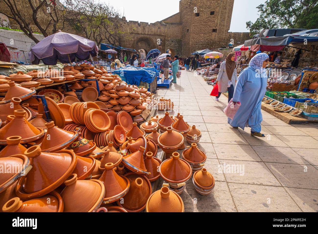 Morocco, Safi, pottery souk Stock Photo - Alamy