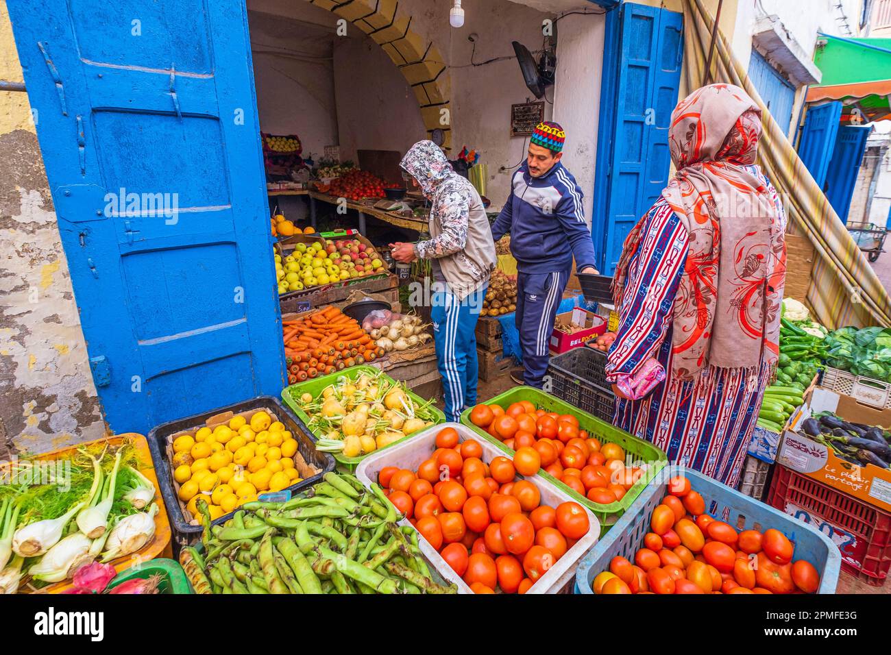 Morocco, Safi, market in the alleys of the medina Stock Photo - Alamy