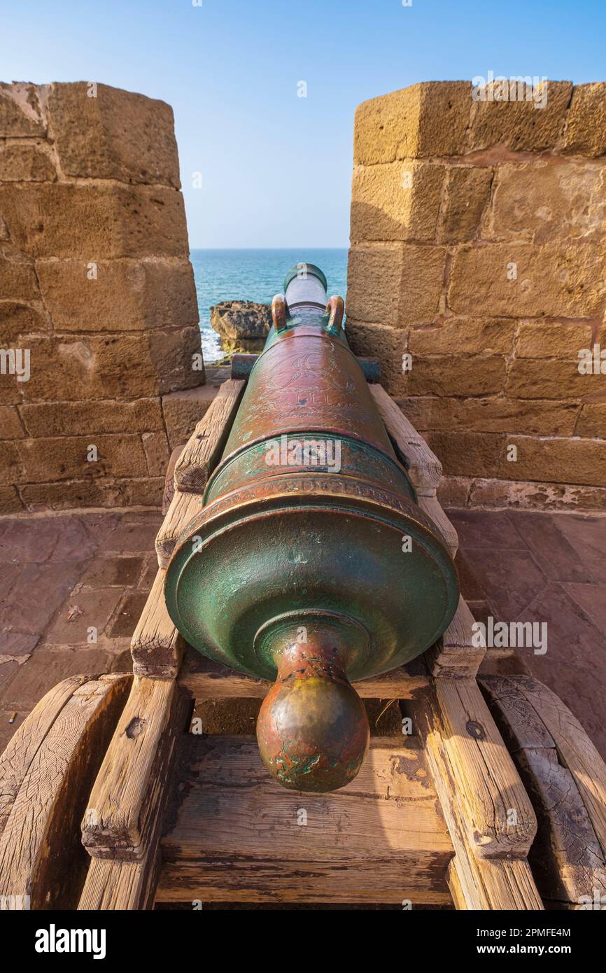 Morocco, Essaouira, the medina, a UNESCO World Heritage site, ramparts ...