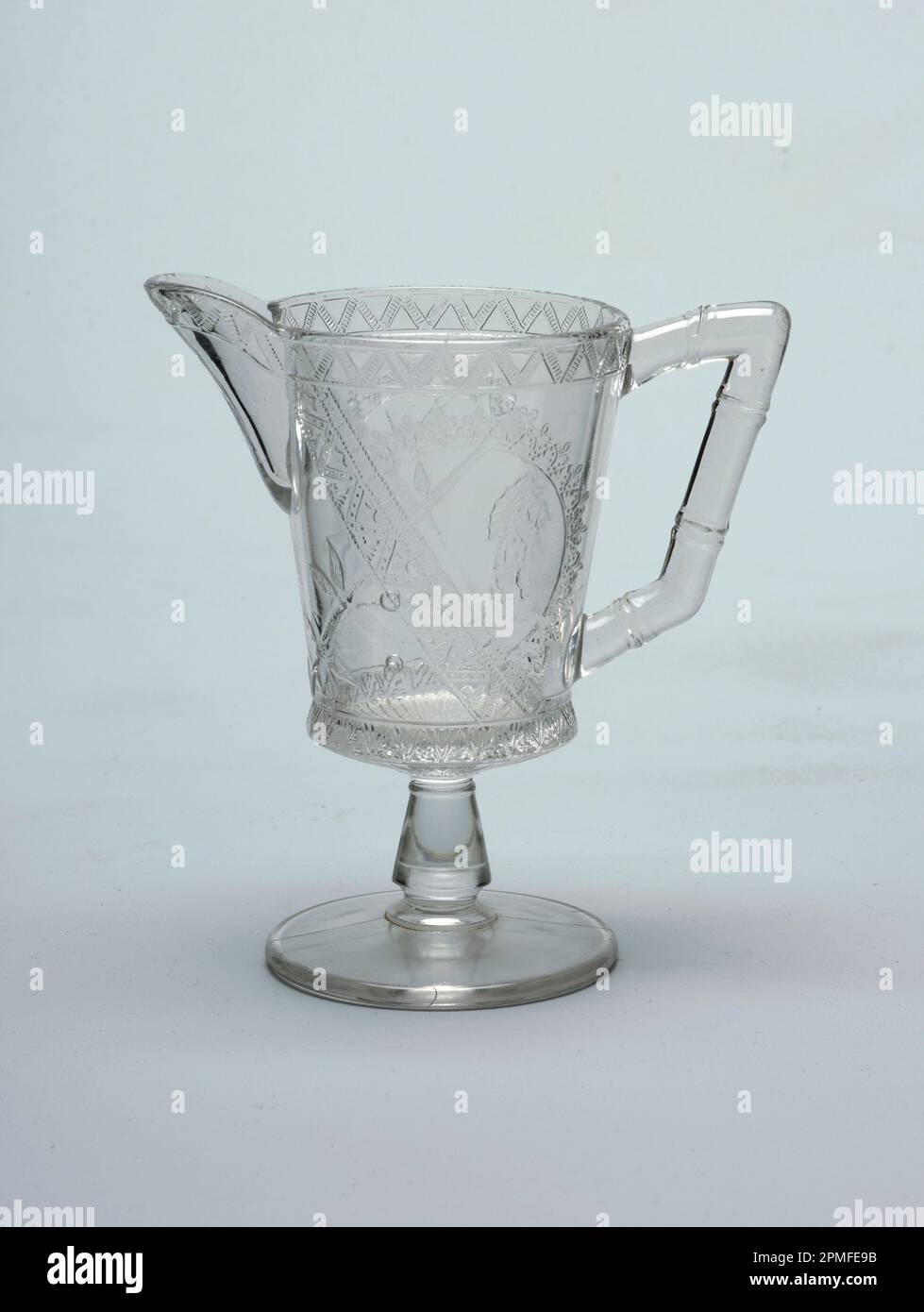 Pitcher (USA); Manufactured by Duncan Glass Company; glass (pressed ...