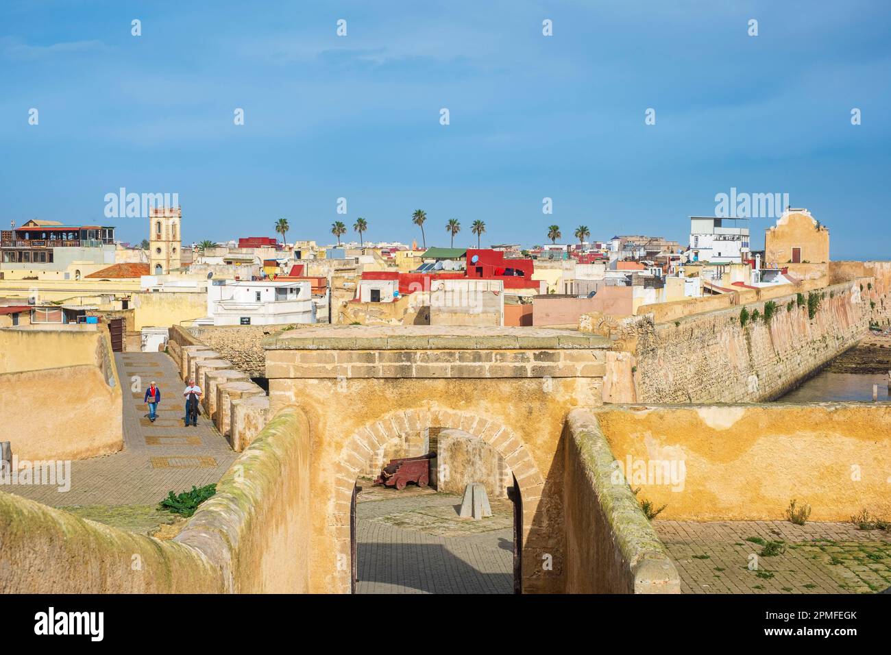 Morocco, El Jadida, the Portuguese fortified city of Mazagan classified ...