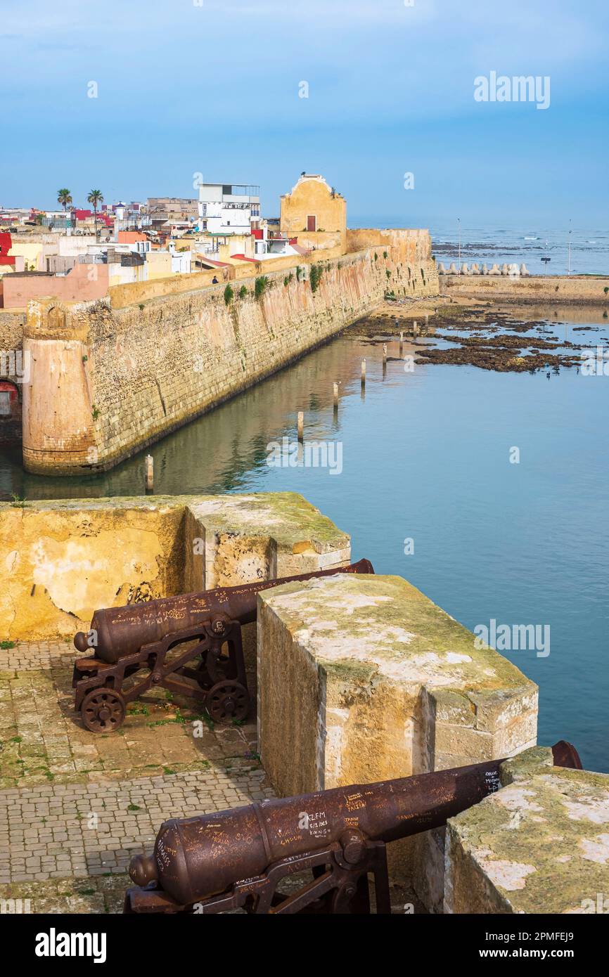 Morocco, El Jadida, the Portuguese fortified city of Mazagan classified ...