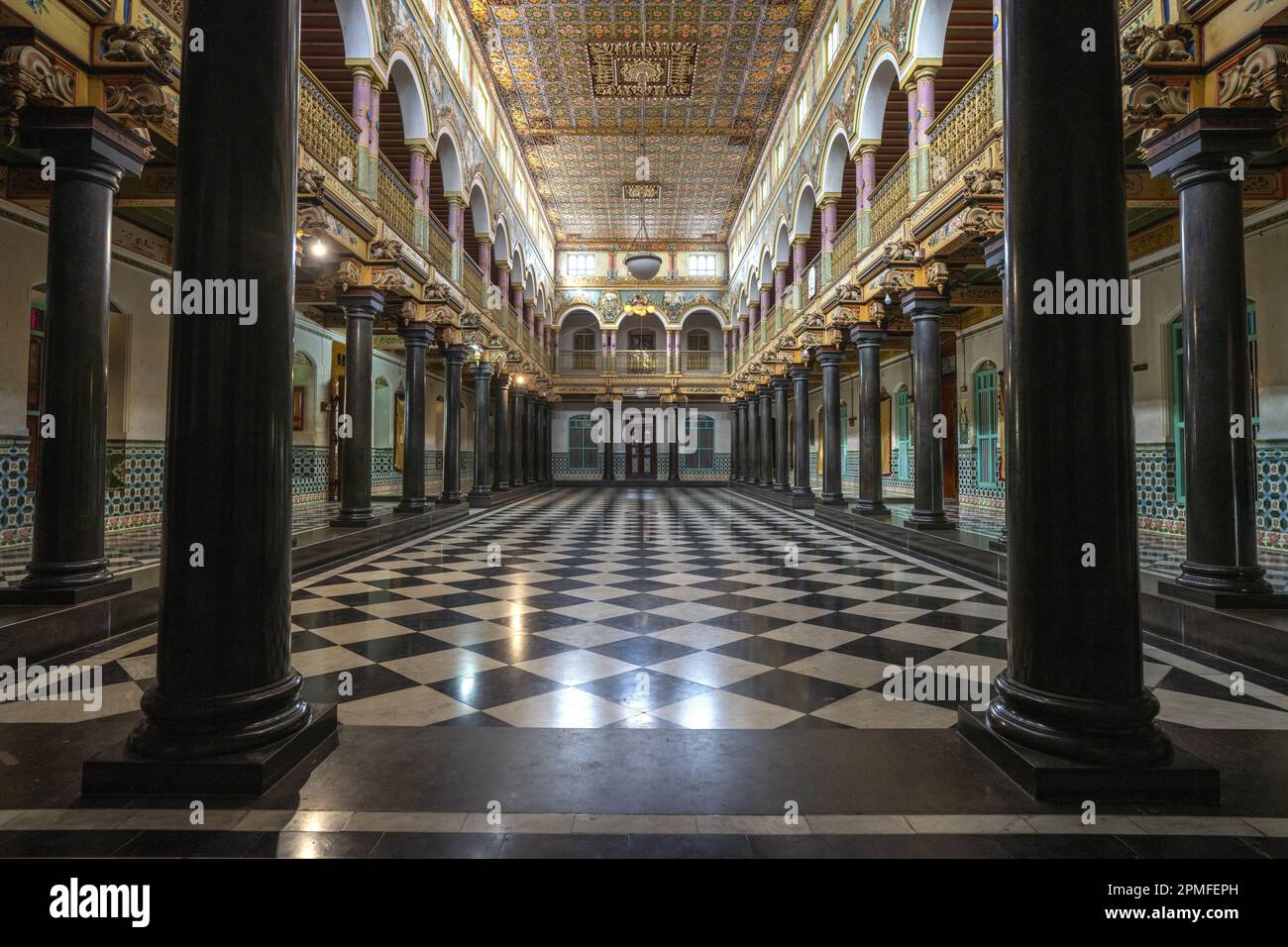 India, Tamil Nadu, Athangudi Palace Stock Photo - Alamy