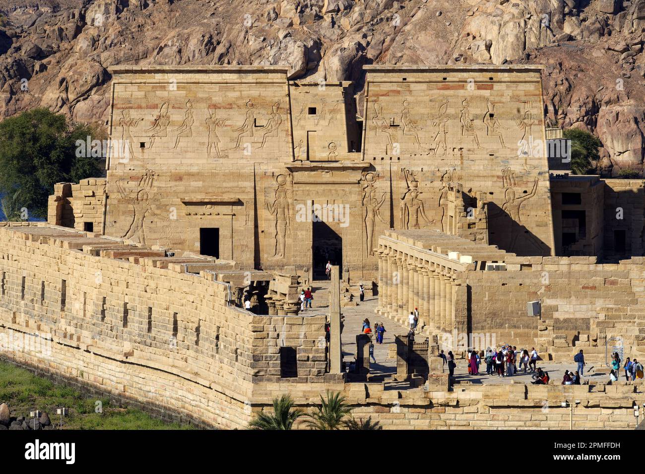 Egypt, Upper Egypt, Nubia, Nile valley, Aswan, Agilka island, temple of ...