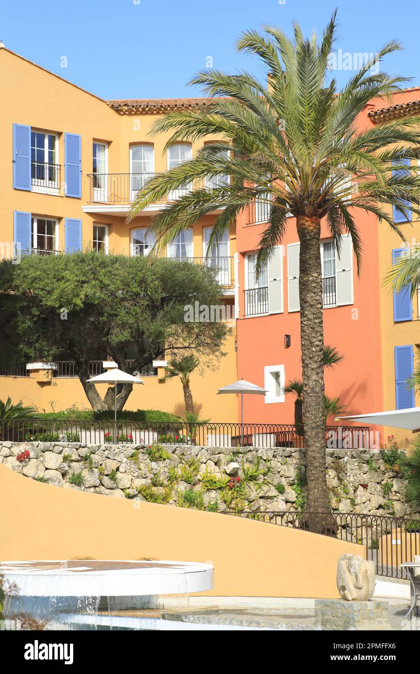 France, Var, Saint Tropez, Hotel Byblos, palace opened in 1967 in a neo ...