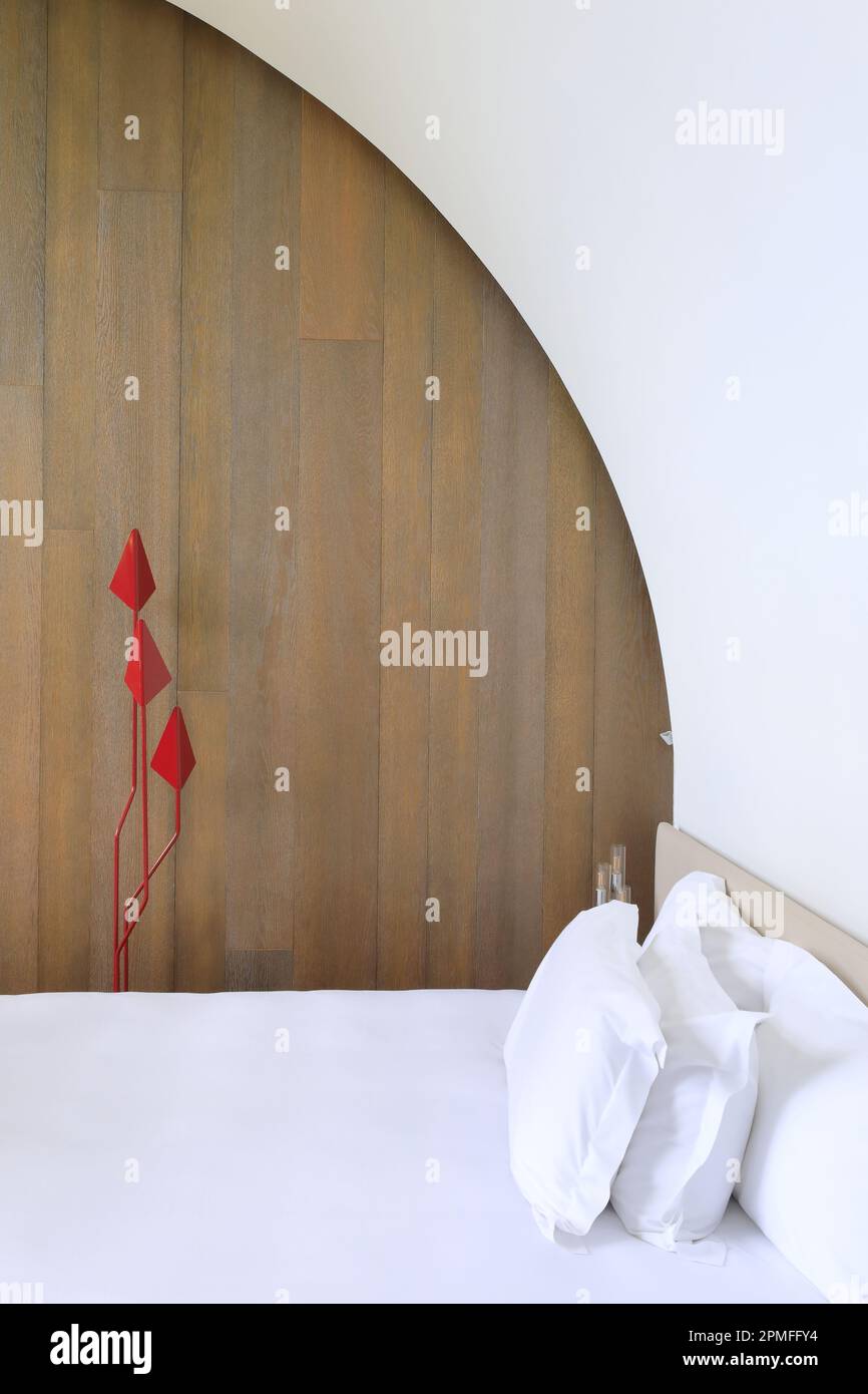 France, Var, Saint Tropez, Hotel Sezz decorated by the interior ...