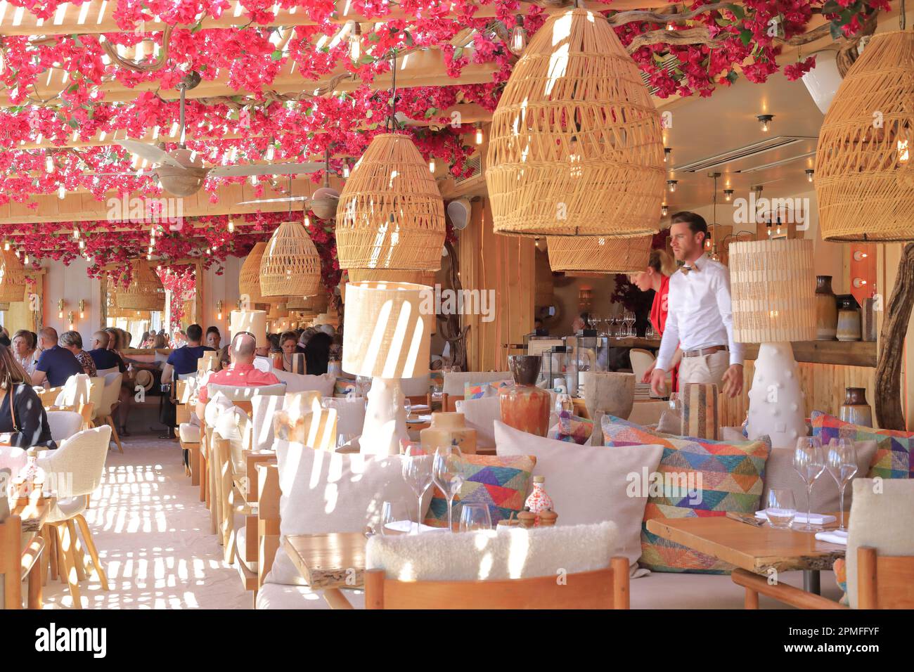 France, Var, Saint Tropez, Quai Jean Jaures, port, La Petite Plage ...