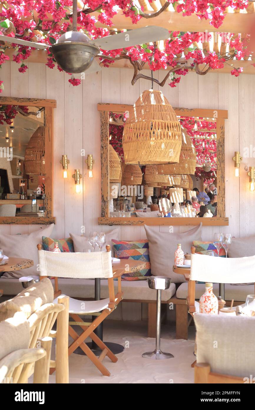 France, Var, Saint Tropez, Quai Jean Jaures, port, La Petite Plage ...