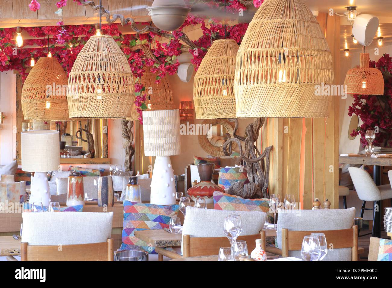 France, Var, Saint Tropez, Quai Jean Jaures, port, La Petite Plage ...