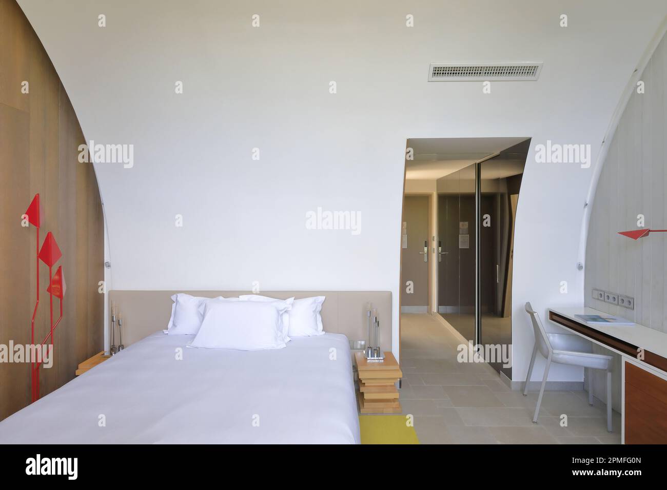 France, Var, Saint Tropez, Hotel Sezz decorated by the interior ...