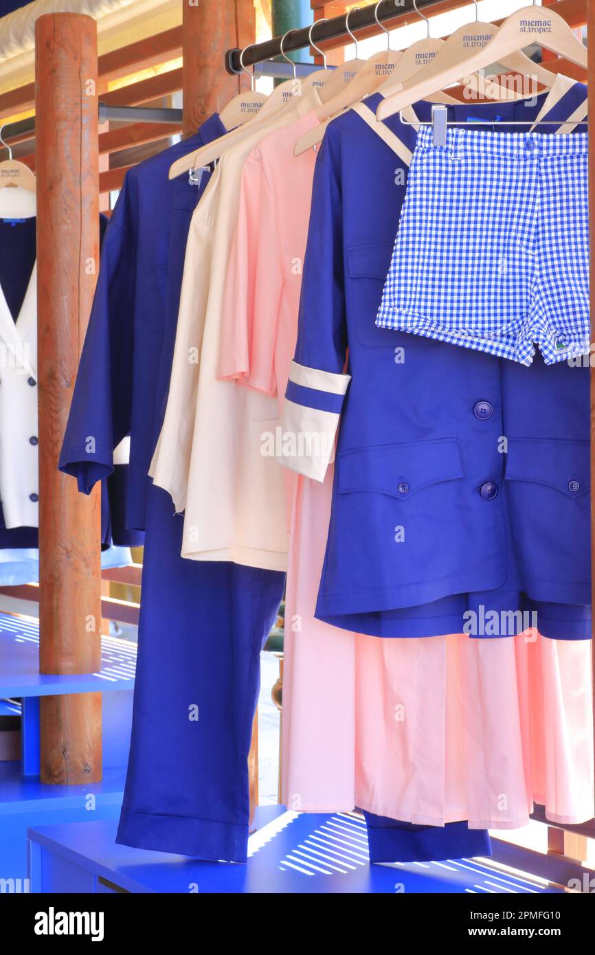 France, Var, Saint Tropez, port, MicMac fashion store launched by ...