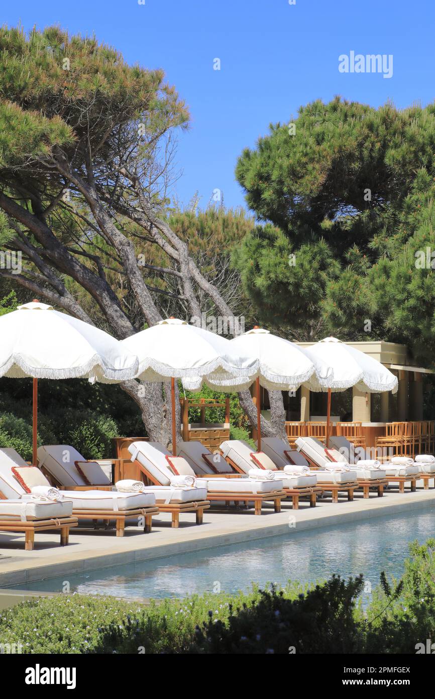 France, Var, Saint Tropez peninsula, Ramatuelle, Italian restaurant ...