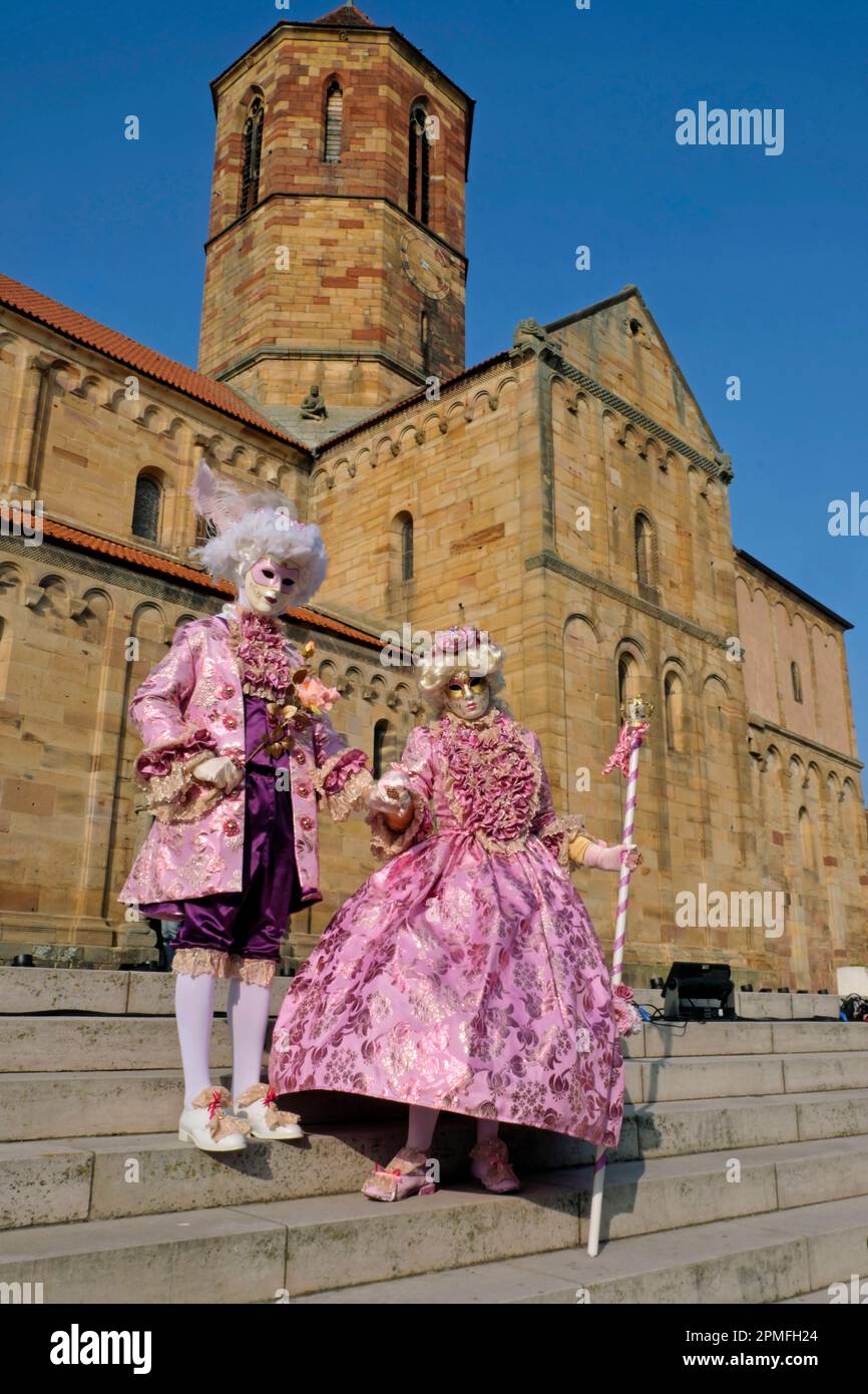 France, Bas Rhin, Rosheim, Saints Pierre et Paul church dated 12th ...