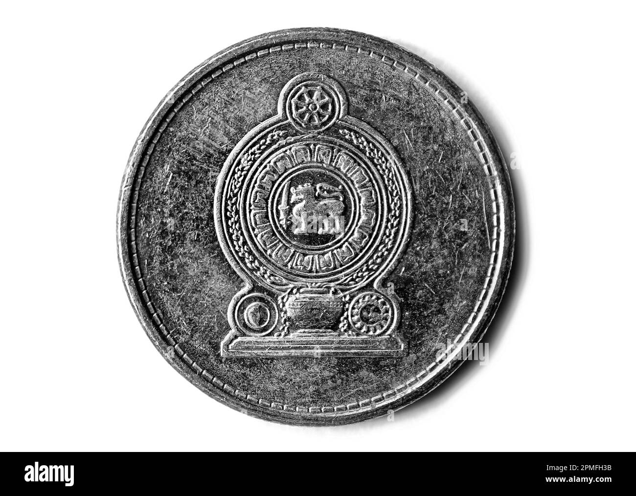 Sri lanka coin Black and White Stock Photos & Images - Alamy