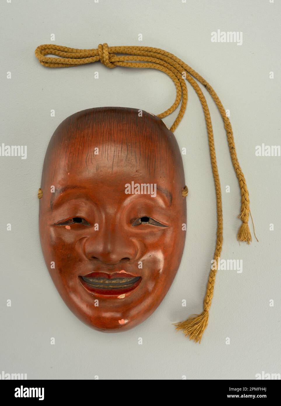 Mask (Japan); wood, carved and painted Stock Photo - Alamy