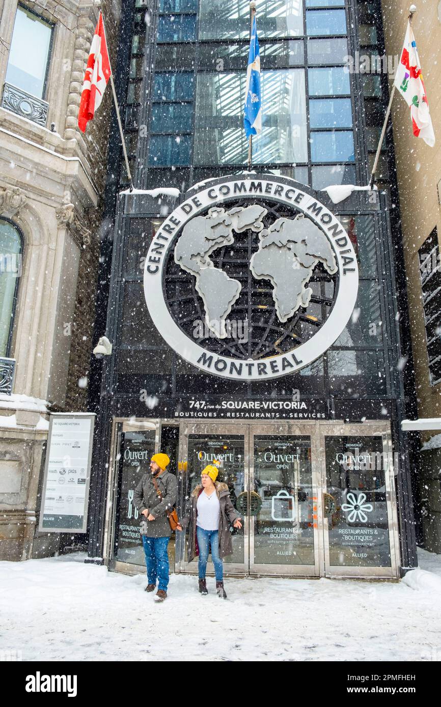 Canada, Quebec Province, Montreal, RéSO underground gallery, Mondial ...