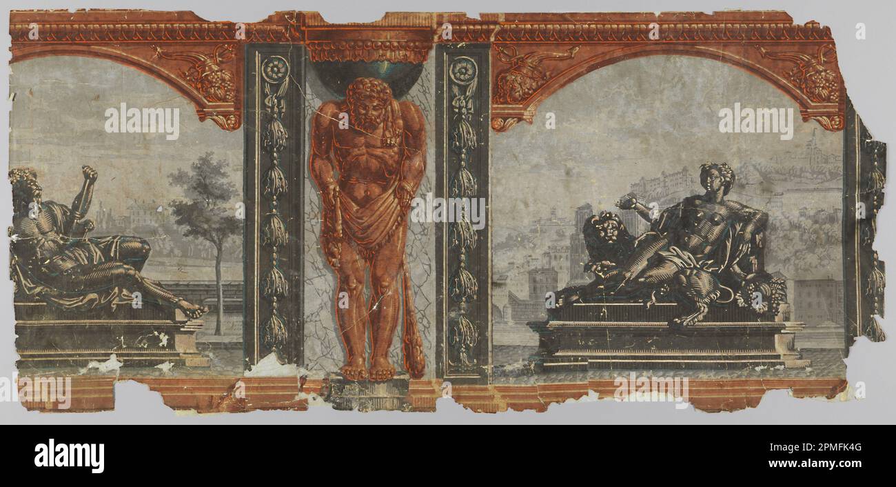 Dado (France); Made by Pignet et Cie (France); block-printed paper; 117 ...